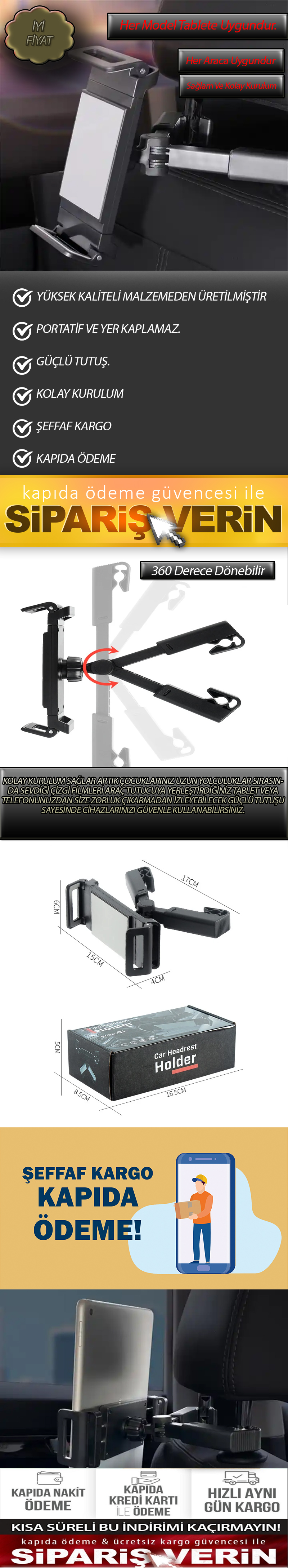tabletutucu.dedeshopping.com | Araç Tablet Tutucu